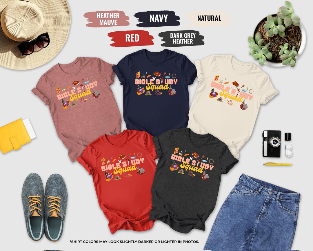 Bible Study Squad Shirt, Ministry Squad Shirt, Retro Bible Study Tees ...