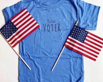 Voting Shirt for Kids Kids Vote Tshirt Future Voter Shirt - Etsy