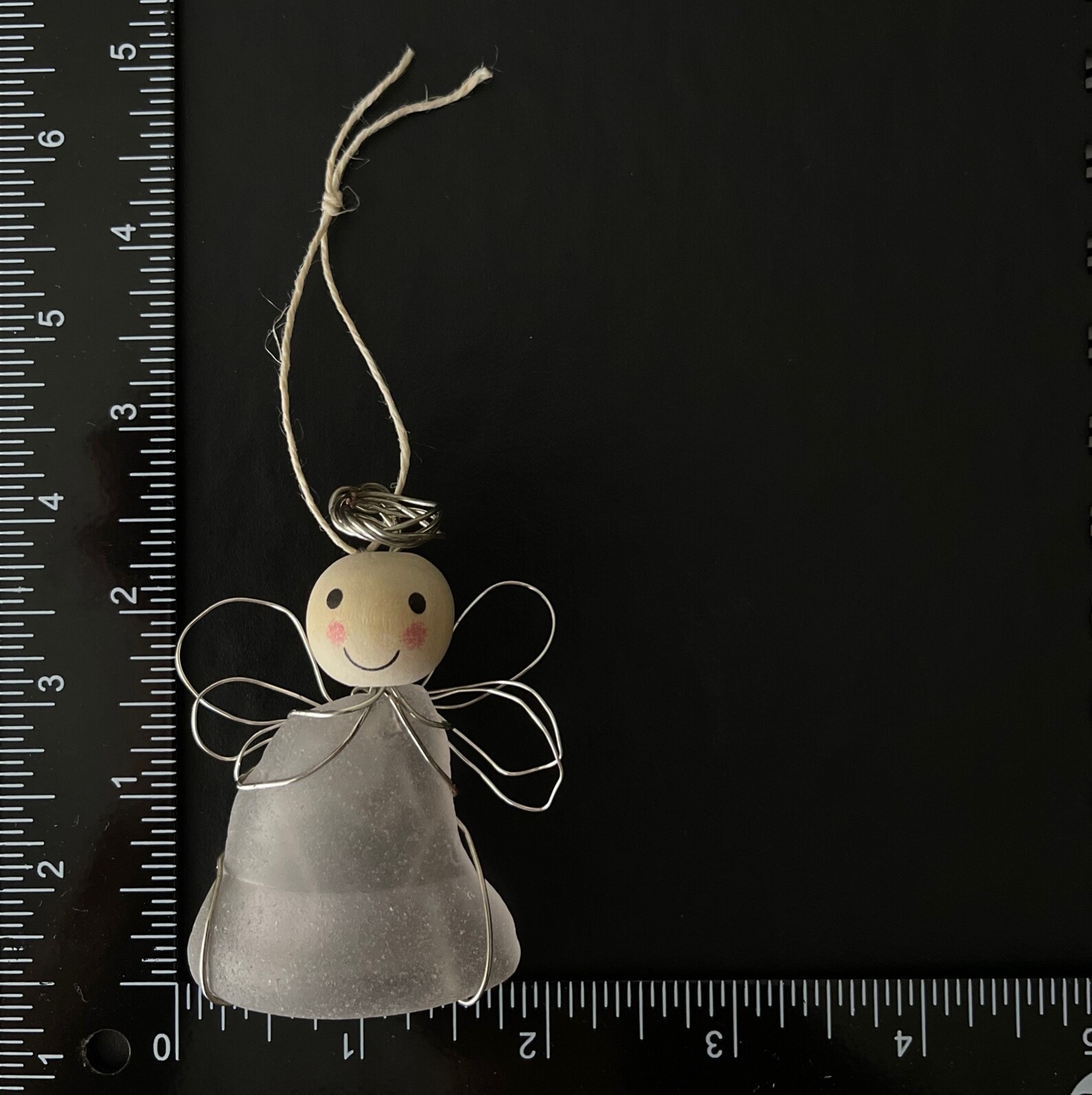 Sea Glass Angel Angel Ornament Handmade Angel - Etsy
