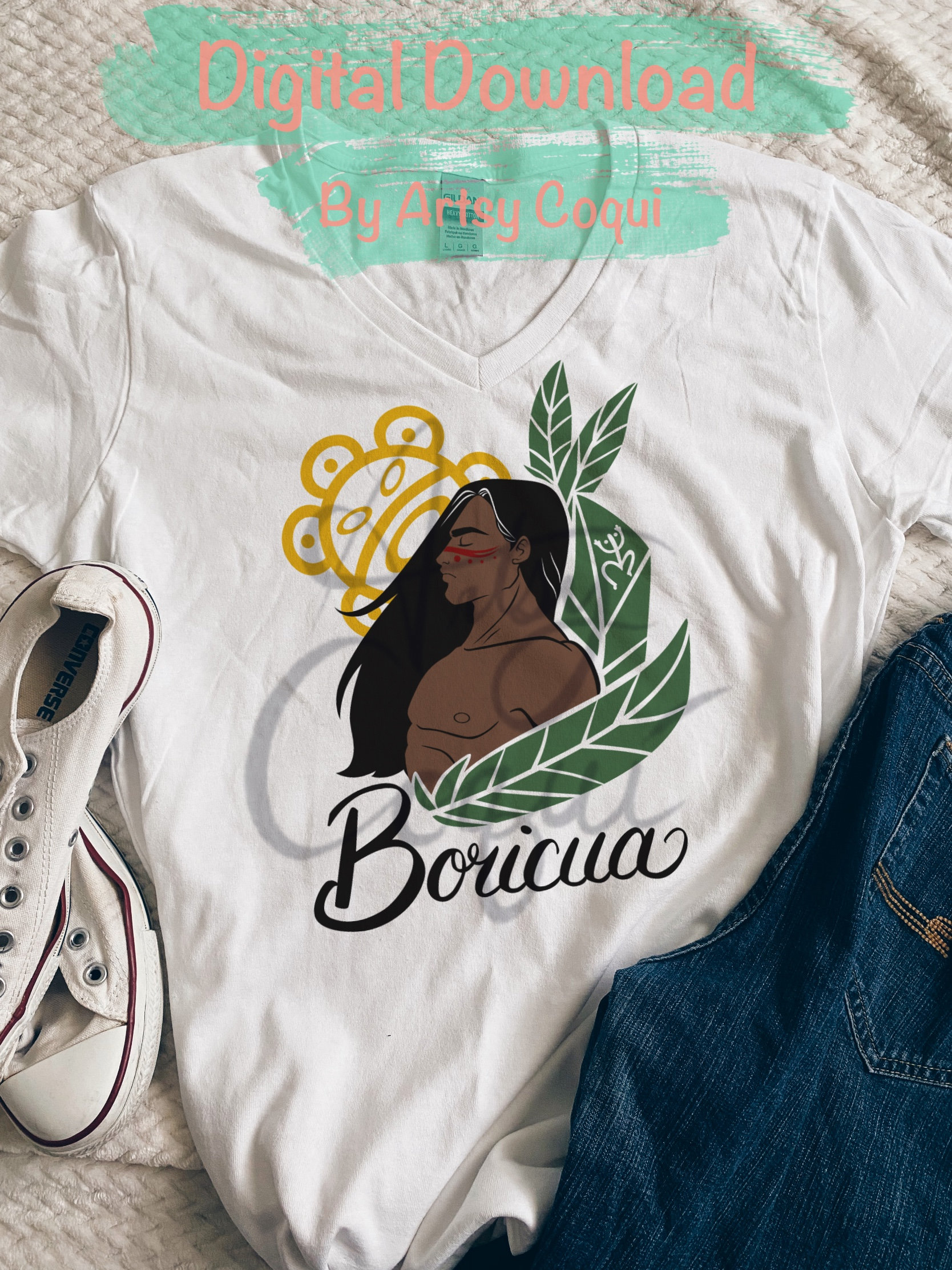Taino Boricua Latino Layered Cricut SVG Design, Coqui, Sol, Taino ...