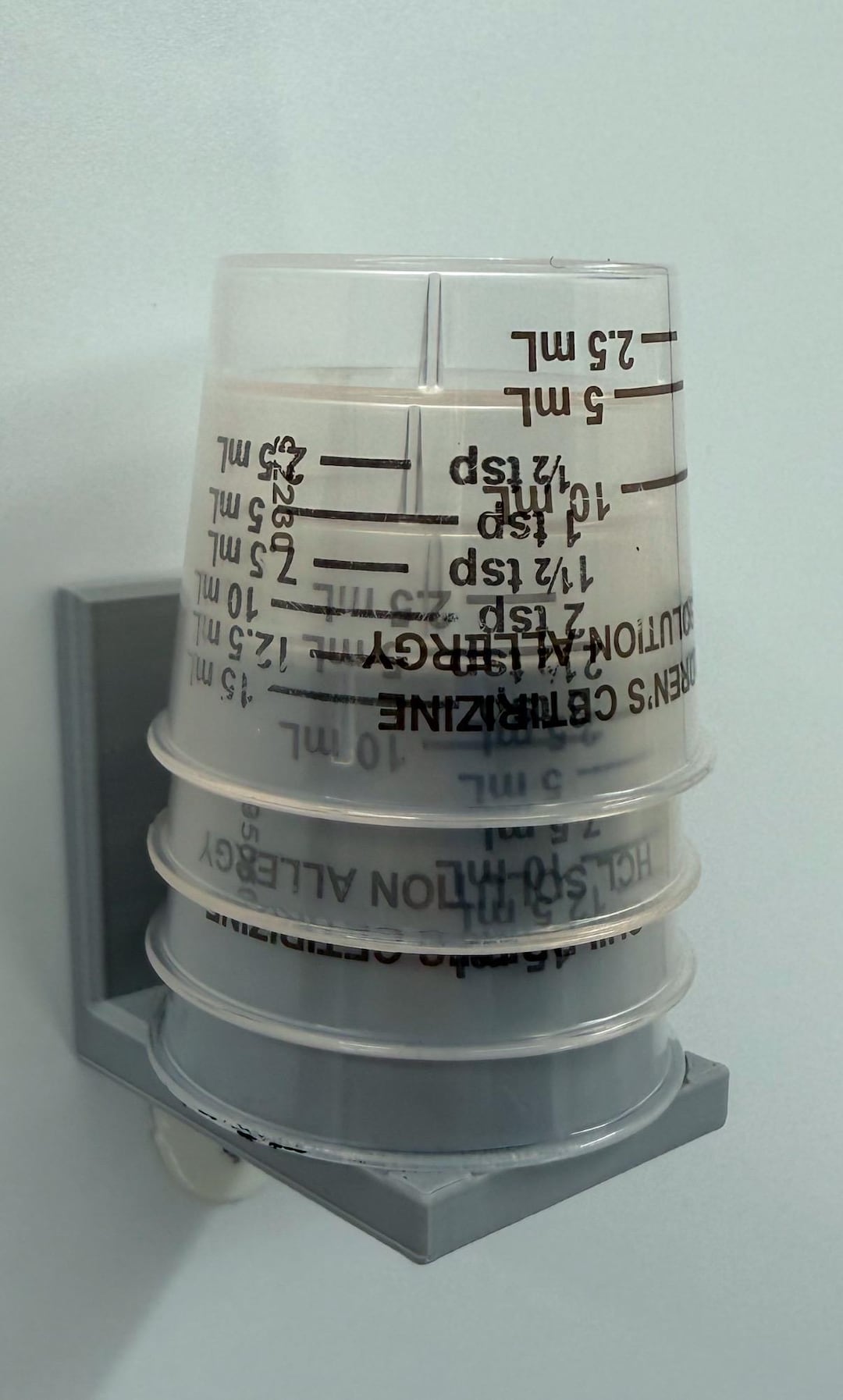 Medicine Cup / Syringe Holder Organizer for Cabinet Door or Wall - Etsy