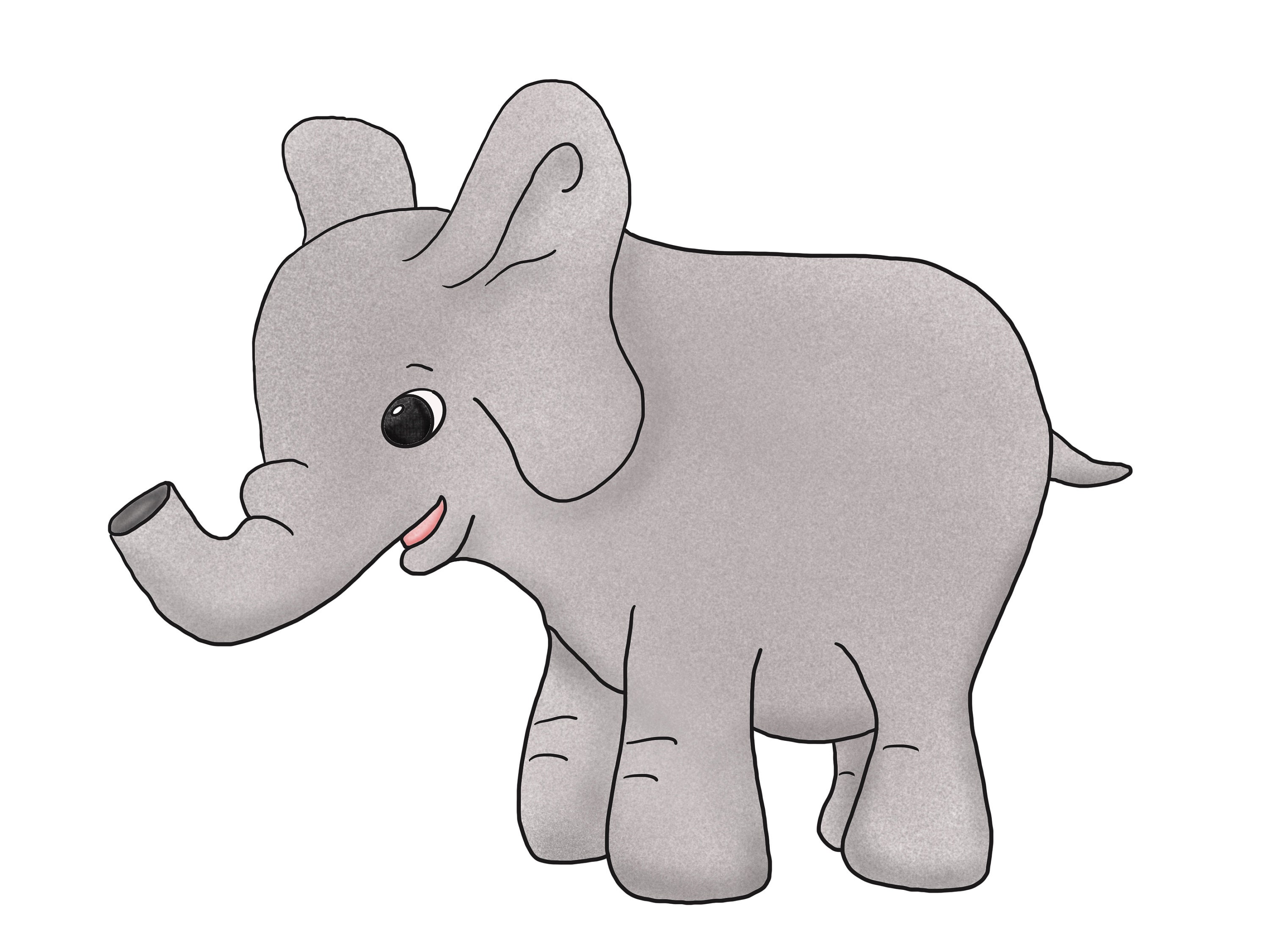 Hand Drawn Clip Art Zoo Animals Individual Design Elements - Etsy