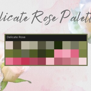 Procreate Coloured Pencil Roses Toolkit - Brushes X 30 Includes Stamps ...