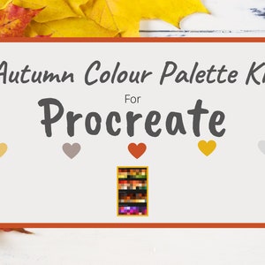 Autumn Procreate Colour Palette / Swatches X 4 - 120 Colours - Instant ...
