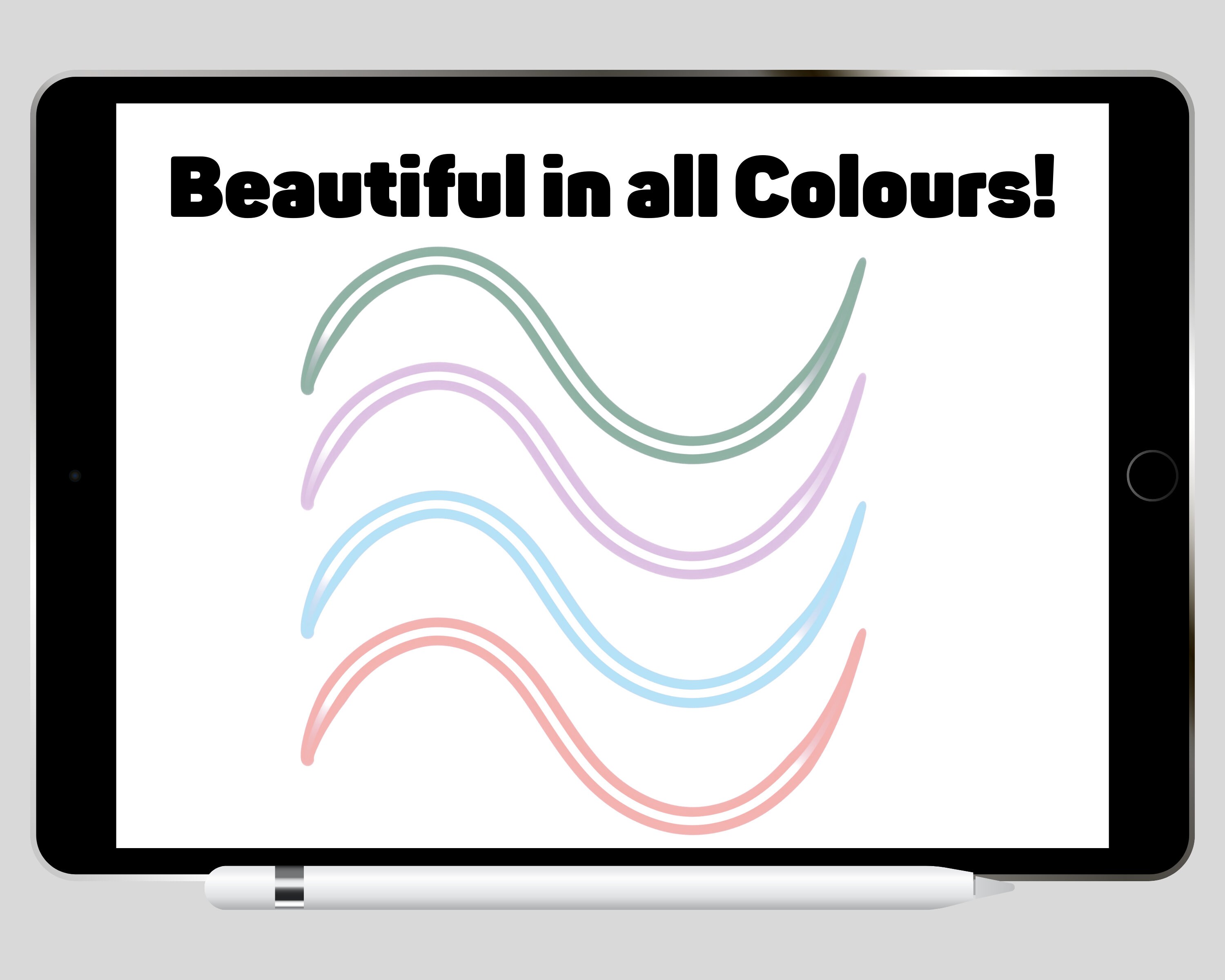 Errol Calligraphy / Lettering Brush for Procreate - Includes Colour ...