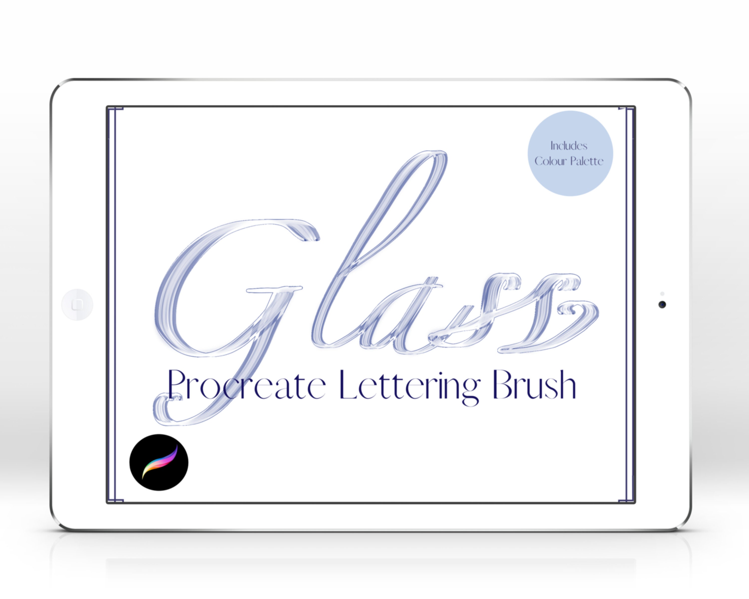 Crystal Glass Lettering Calligraphy Brush Includes Colour Palette ...
