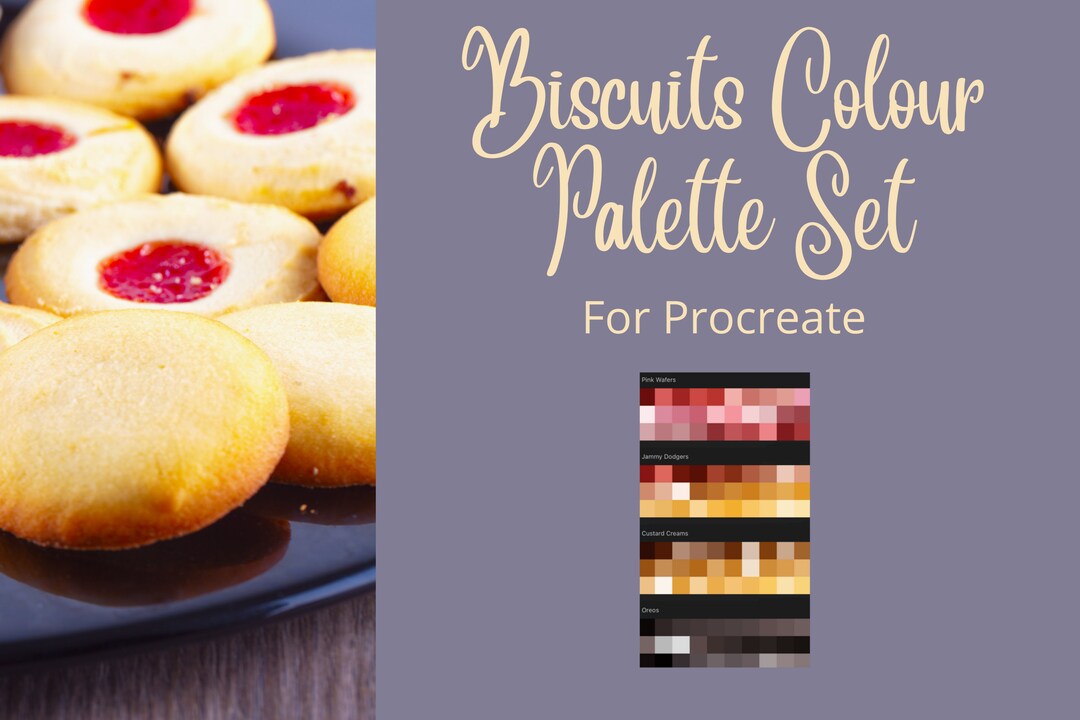 Biscuits Procreate Colour Palette / Swatches X 4 120 Colours - Etsy