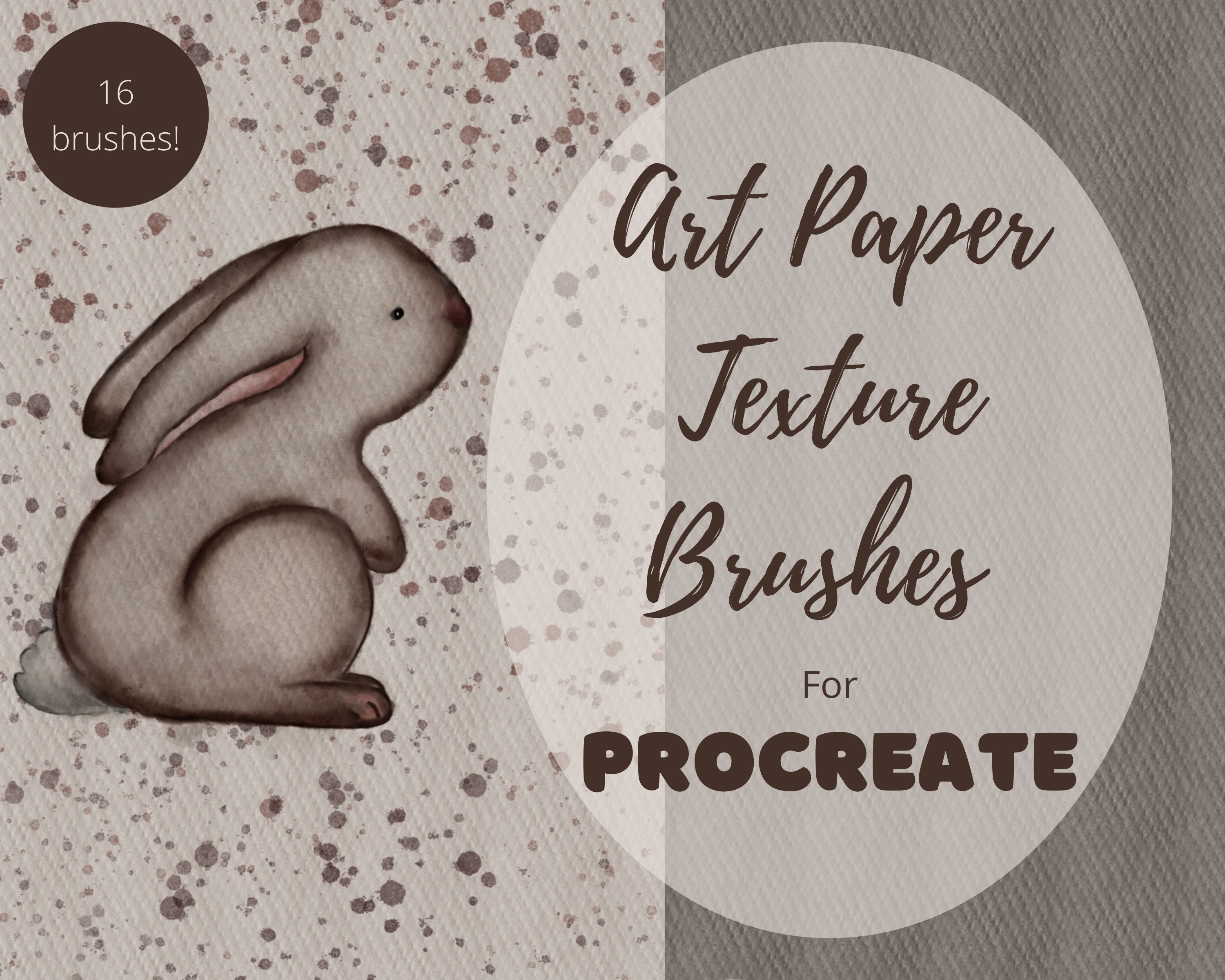 Art Paper Texture Brushes for Procreate 16 X Brushes - Etsy