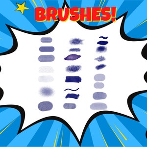 Comic Brushes for Procreate X 24 Instant Download - Etsy UK