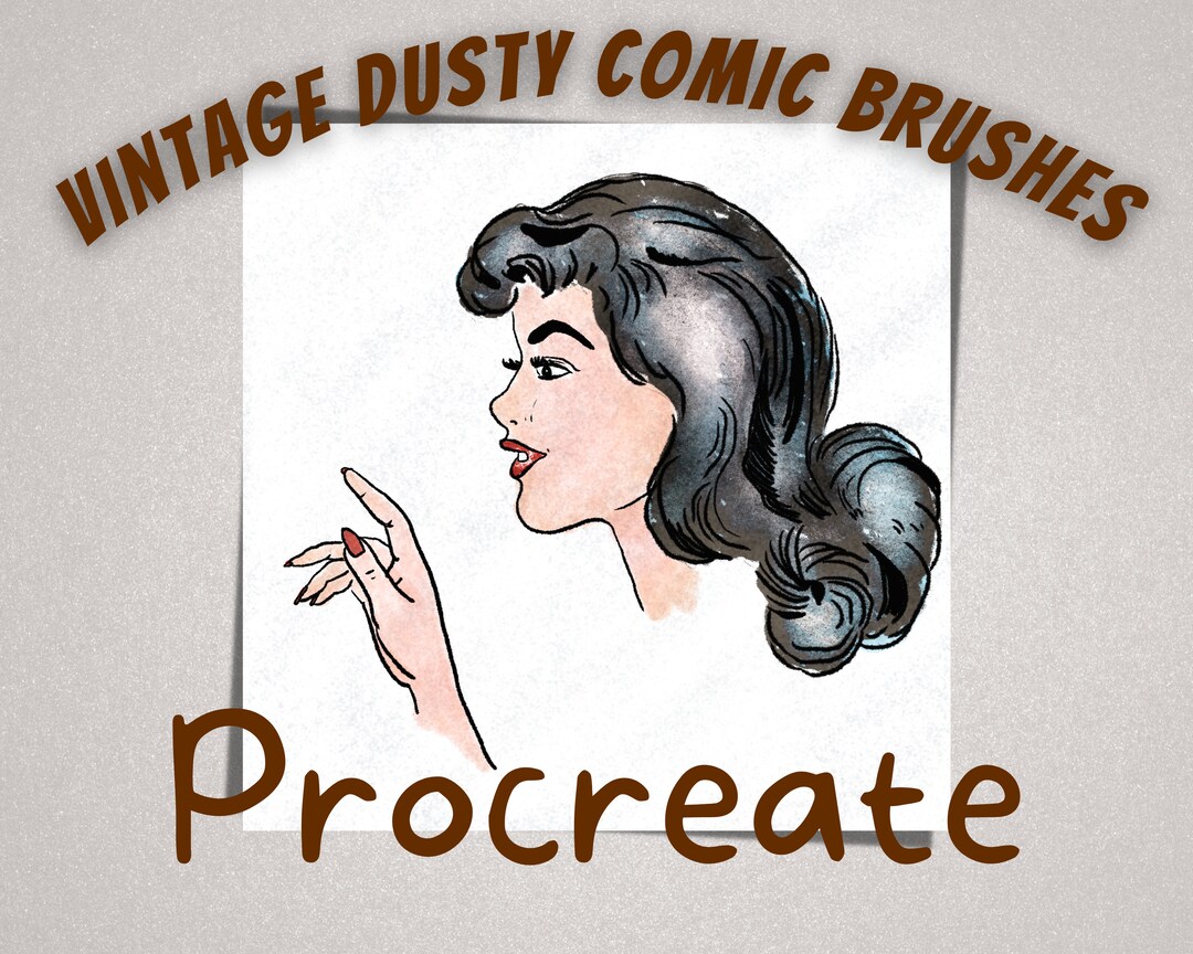 Comic Brushes for Procreate X 18 - Instant Download! - Etsy