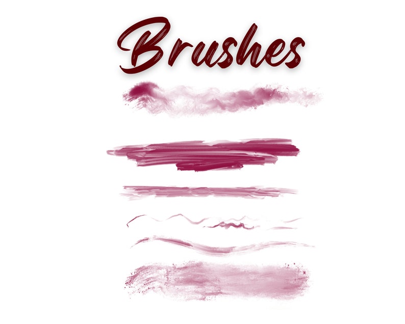 Streaky Ink Brushes for Procreate X 6 Instant Download - Etsy