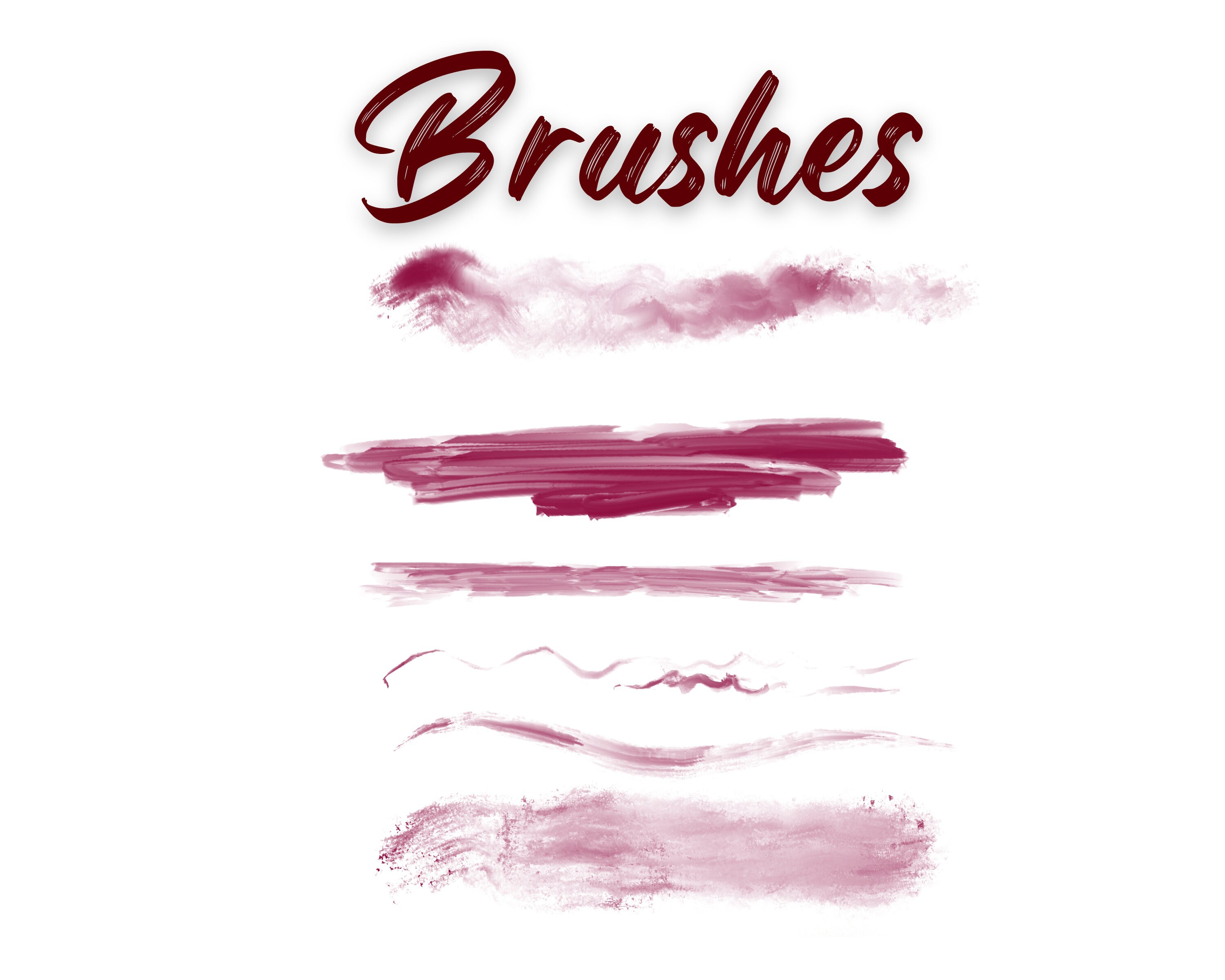 Streaky Ink Brushes for Procreate X 6 - Instant Download! - Etsy