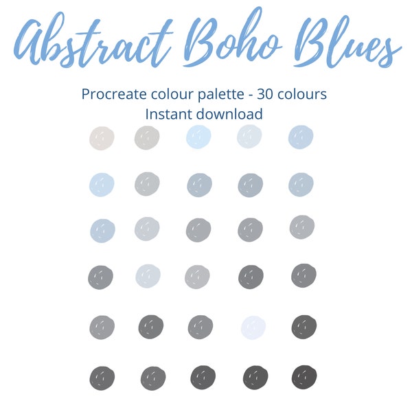 Abstract Boho Color Palette - Etsy
