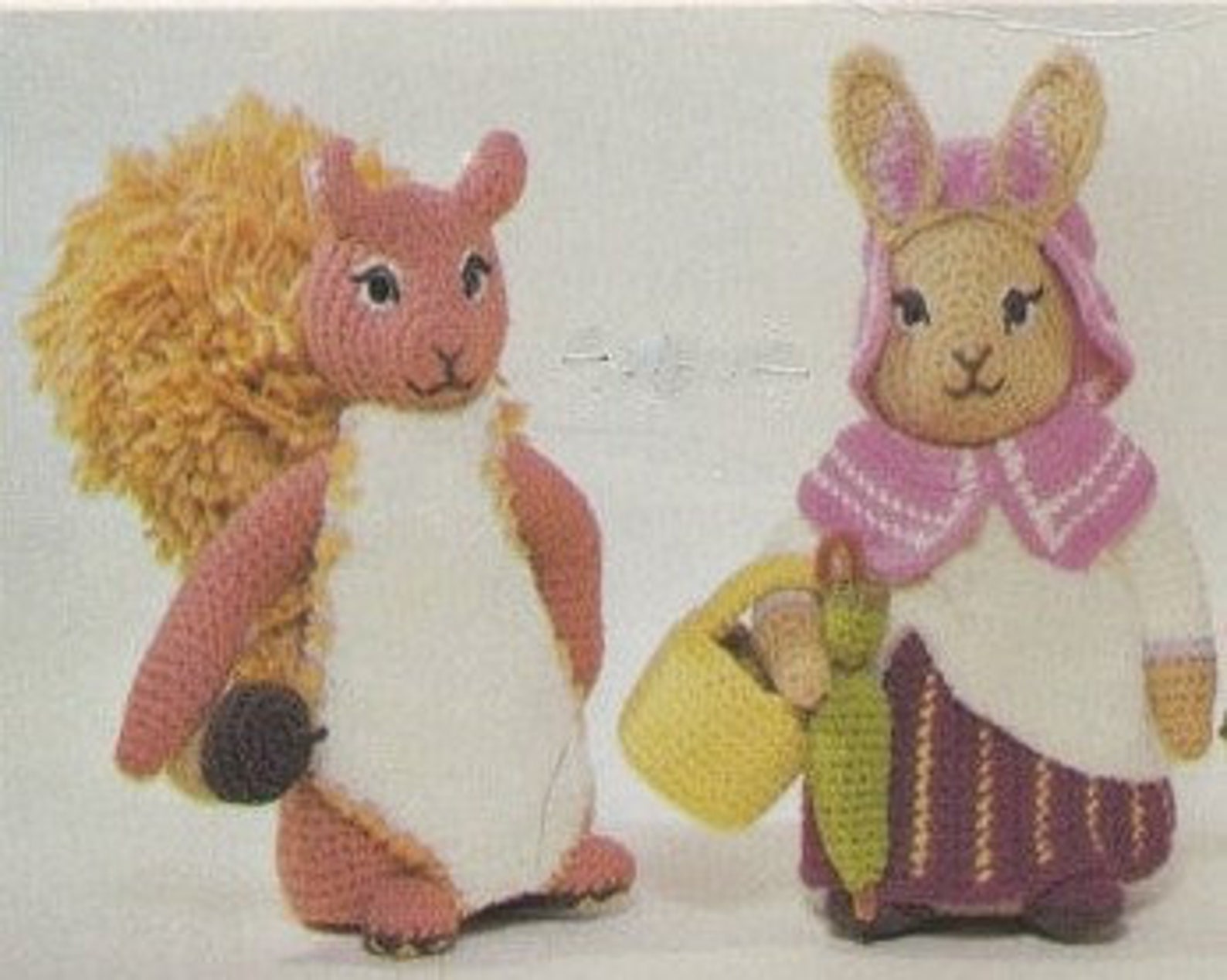 11 Peter Rabbit & Friends Vintage Crochet Patterns Instant Digital ...