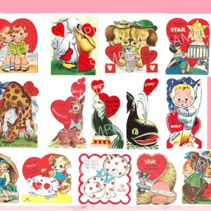 57 Printable Vintage Valentine’s Day Cards 1950’s Retro 1960’s ...