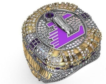 Iced Out Number Ring - Etsy