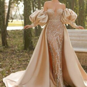 Africa Prom Dress Cape,african Prom Dress With Puff Sleeves,african ...