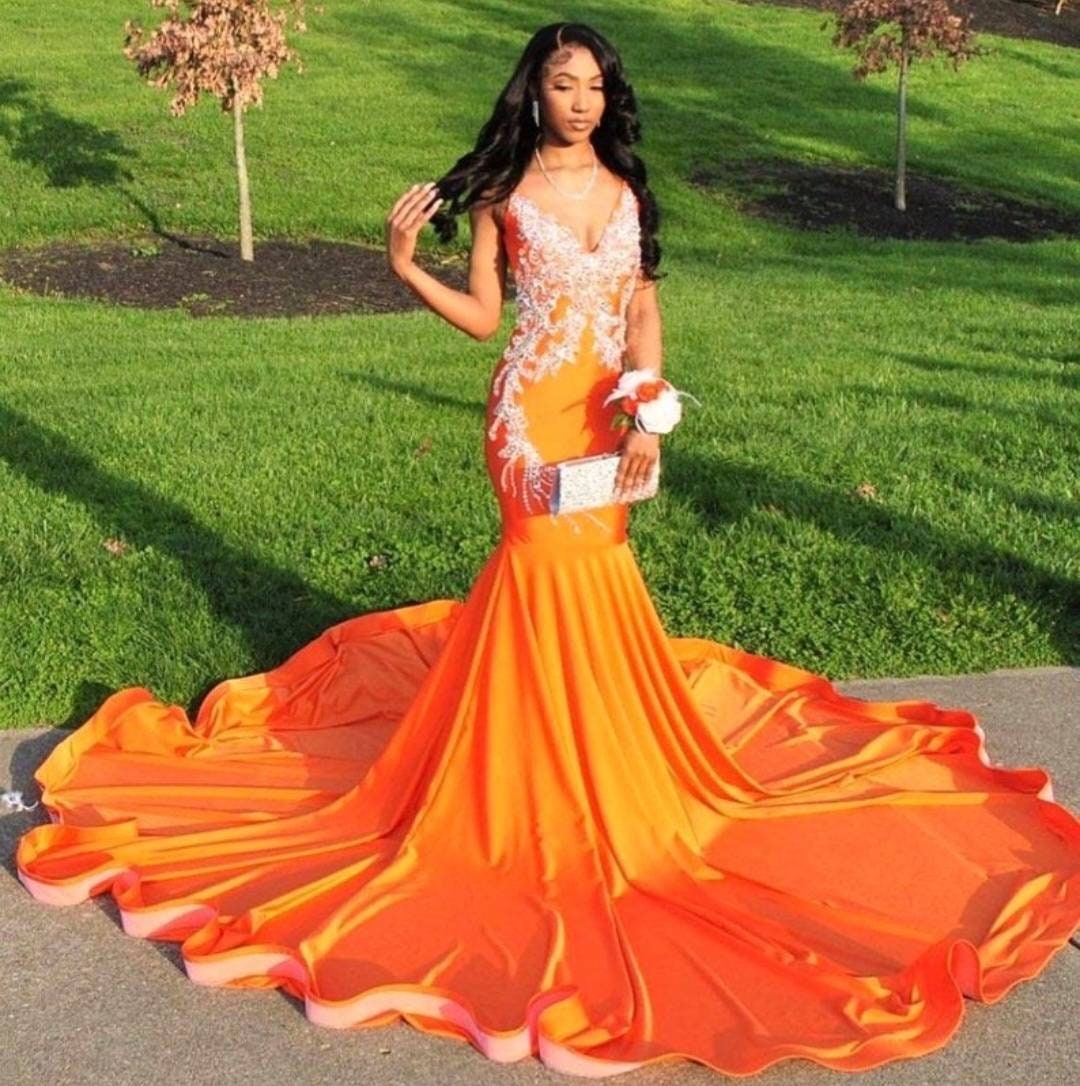 Orange Prom Dresses