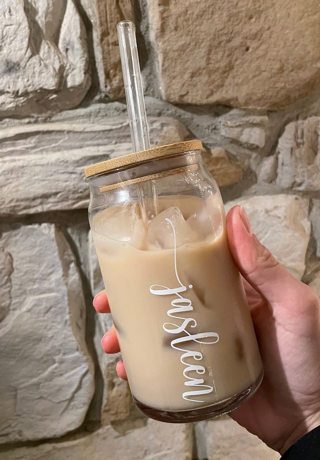 Personalized Cursive Name 16 Oz Beer Glass, Name, Cursive - Etsy