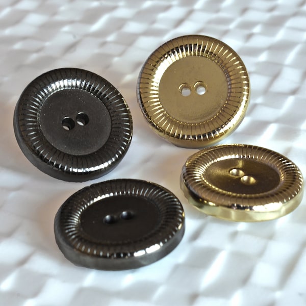 Buttons Black Metal - Etsy