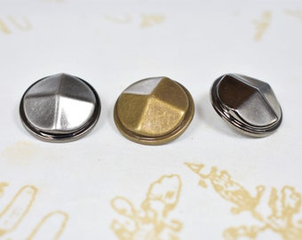 Pewter Color Buttons - Etsy