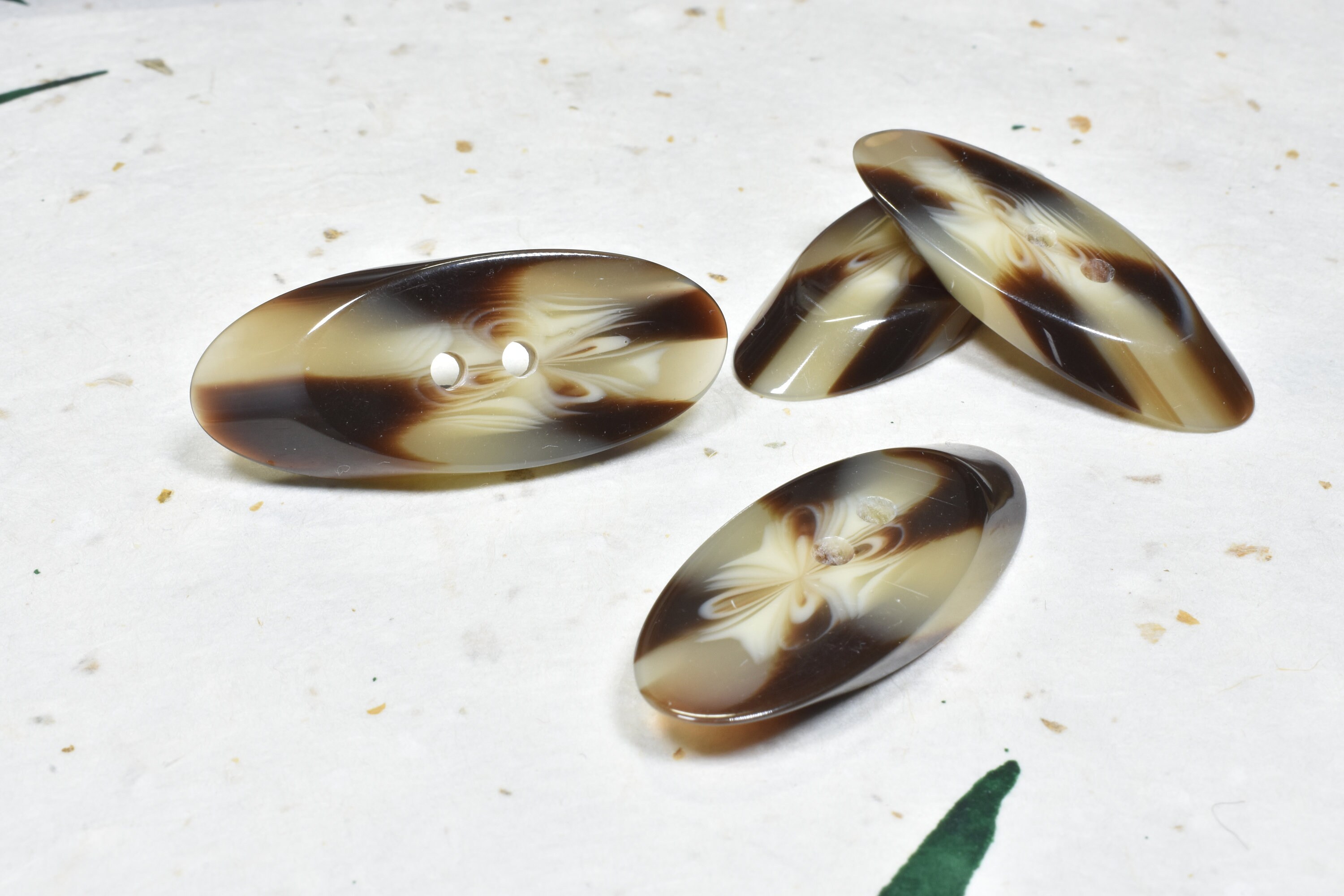 44x18mm/72x28l Large Faux Horn Buttons Mock Horn Buttons - Etsy