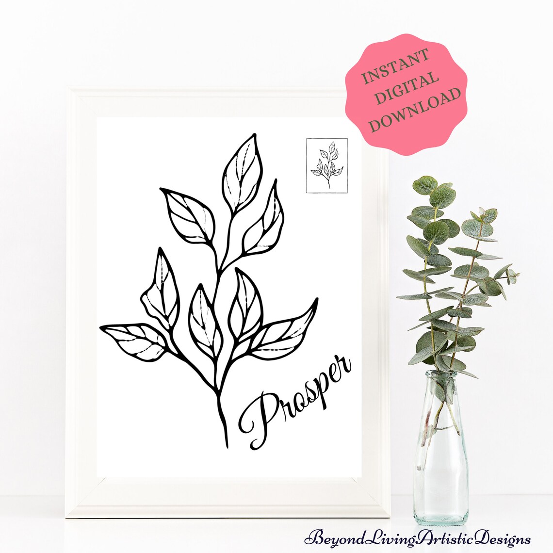 Prosper Inspirational Word Wall Art Wall Decor Printable - Etsy