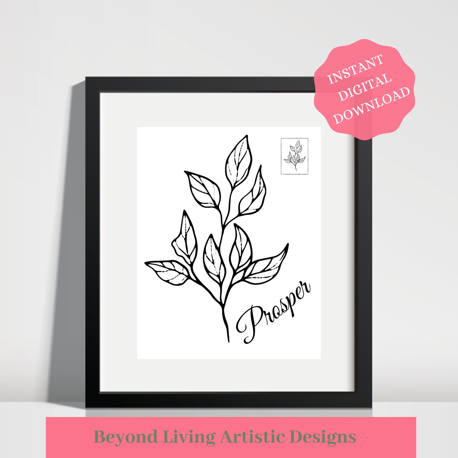 Prosper Inspirational Word Wall Art Wall Decor Printable - Etsy