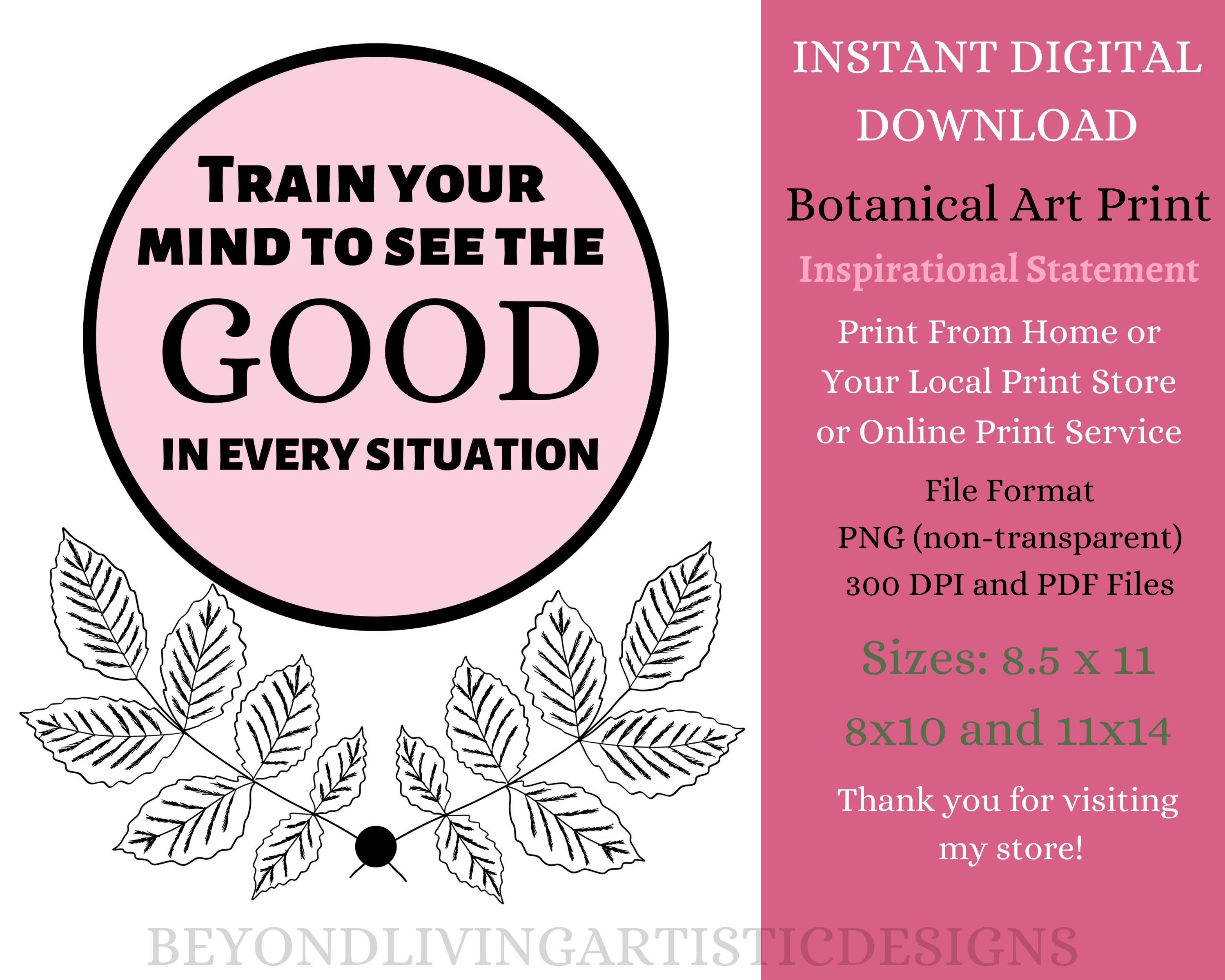 8x10 Inspiring Quote Art Print, Printable, Wall Art Print, Home Art ...