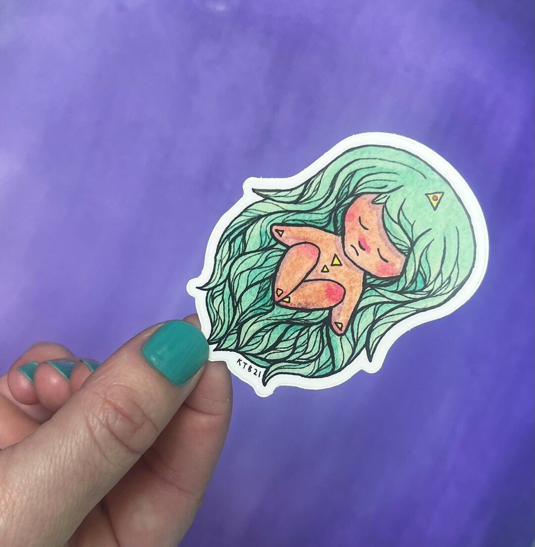 Green Sprite Vinyl Sticker - Etsy