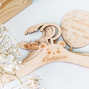Personalized Baby Hangers, Wooden Children's Clothes Hanger, Baby ...