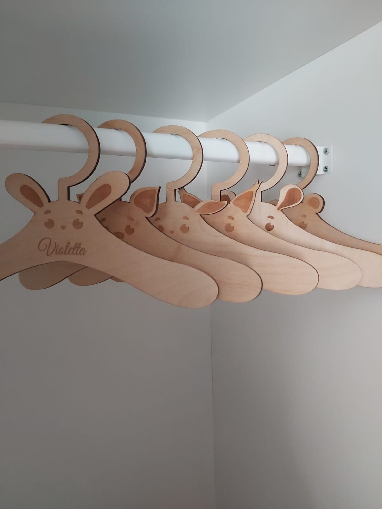 Personalized Baby Hangers Wooden Children's Clothes - Etsy