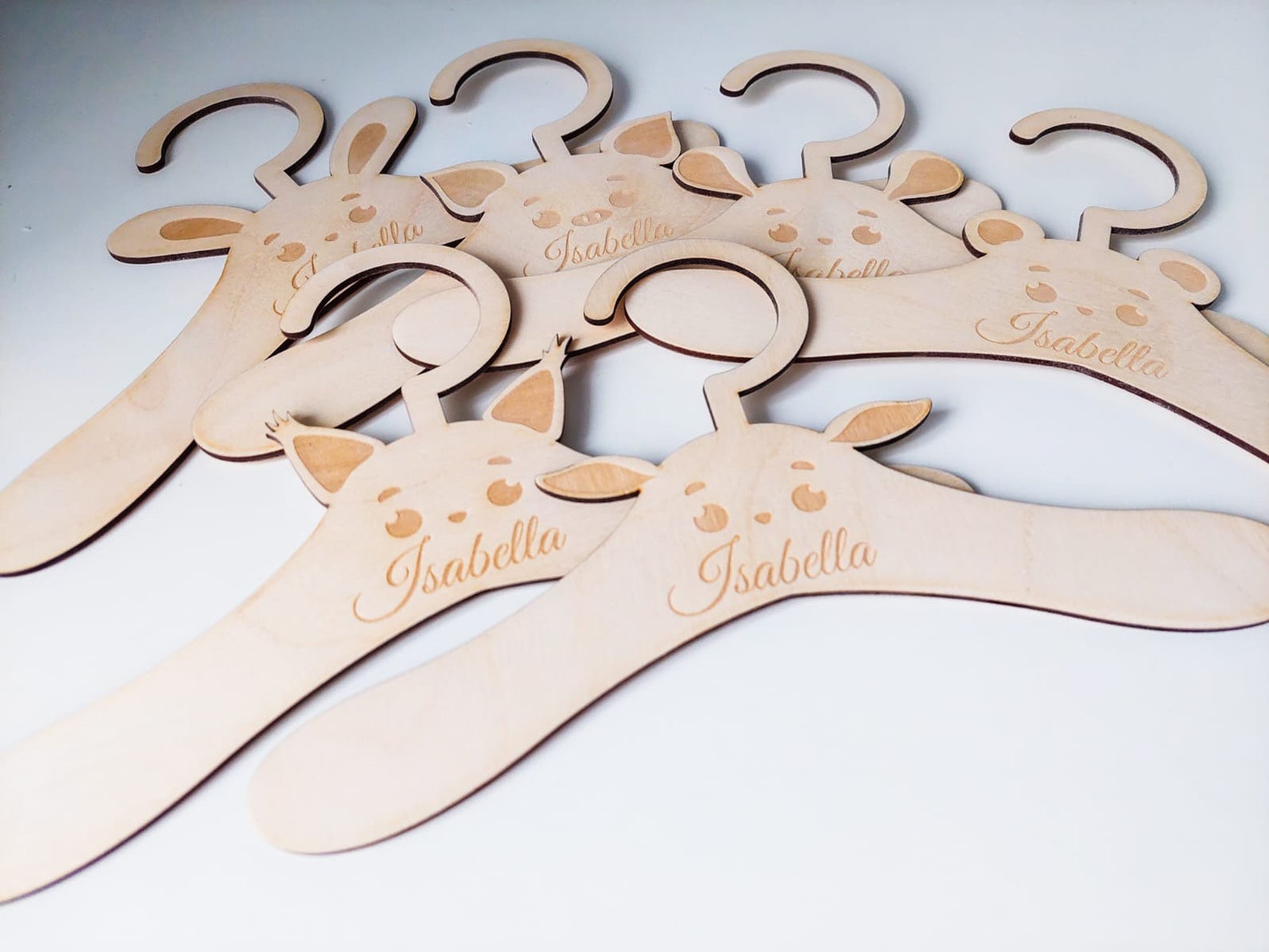 Personalized Baby Hangers Wooden Children's Clothes - Etsy