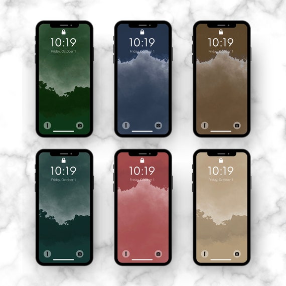 Neutral Wallpapers Nature Colors Watercolor Ombre Smoke - Etsy