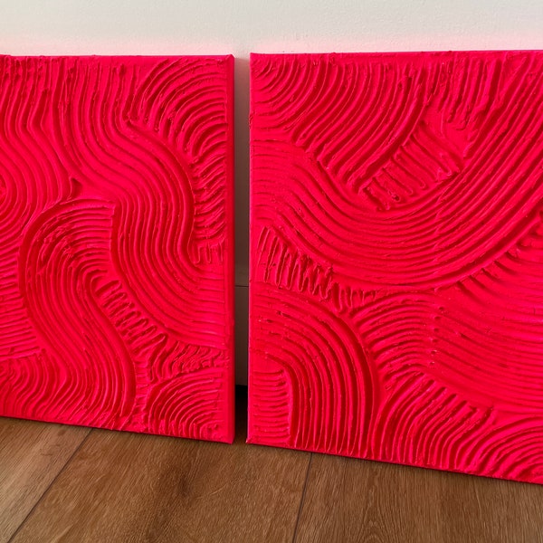 Neon Canvas Art - Etsy