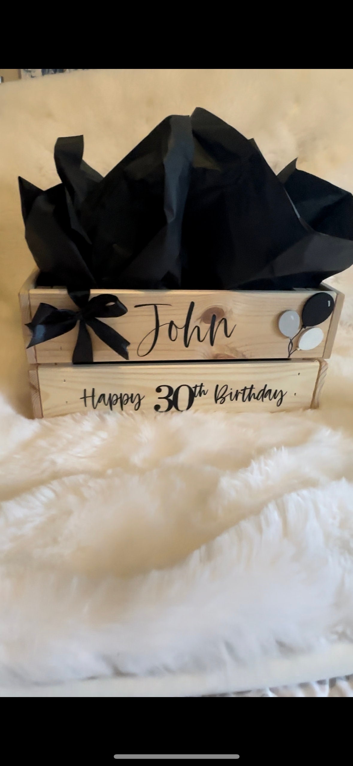 Birthday Crate, Birthday Gift Box, Birthday Hamper, Birthday Gift ...
