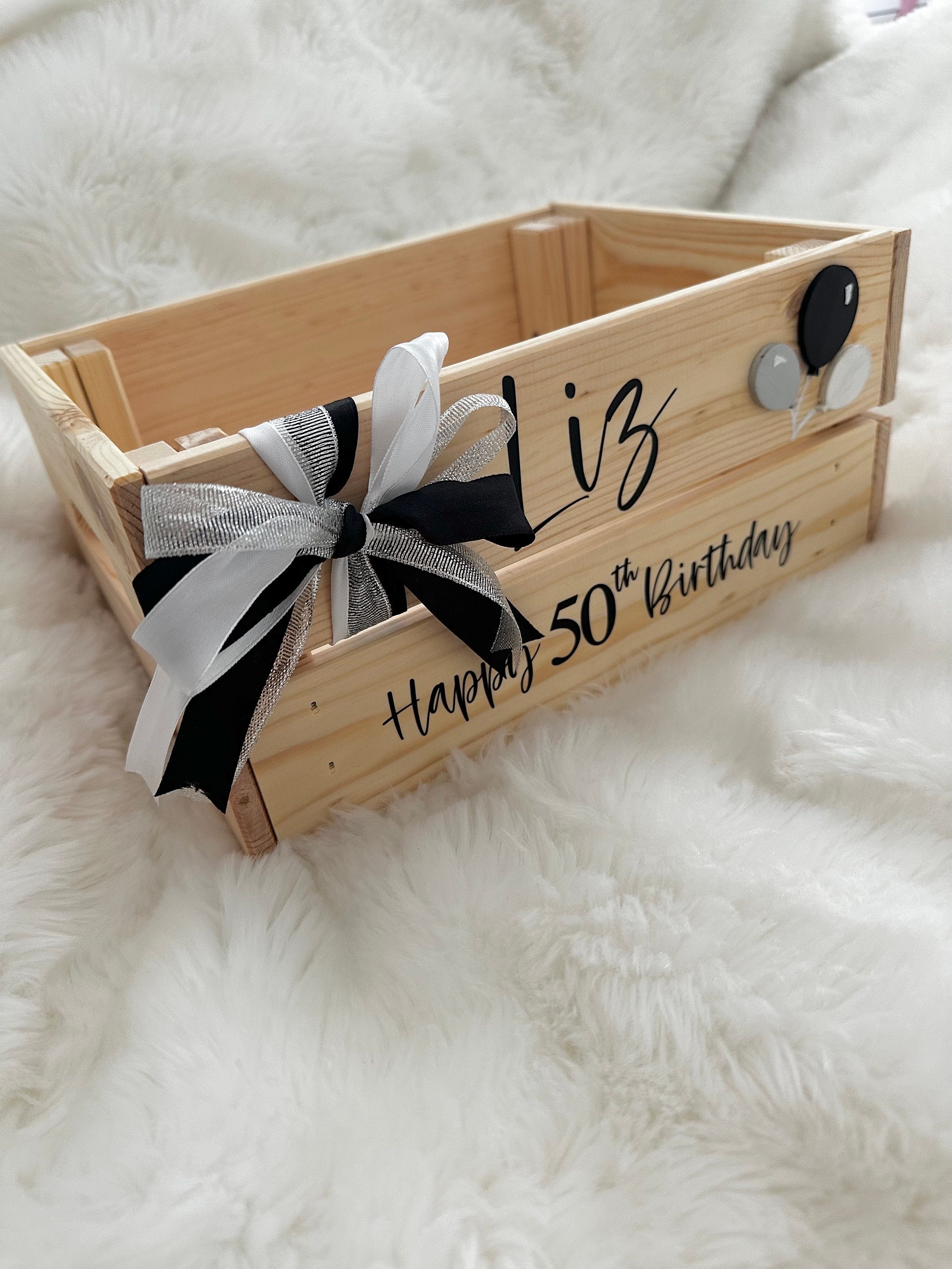 Birthday Crate, Birthday Gift Box, Birthday Hamper, Birthday Gift ...
