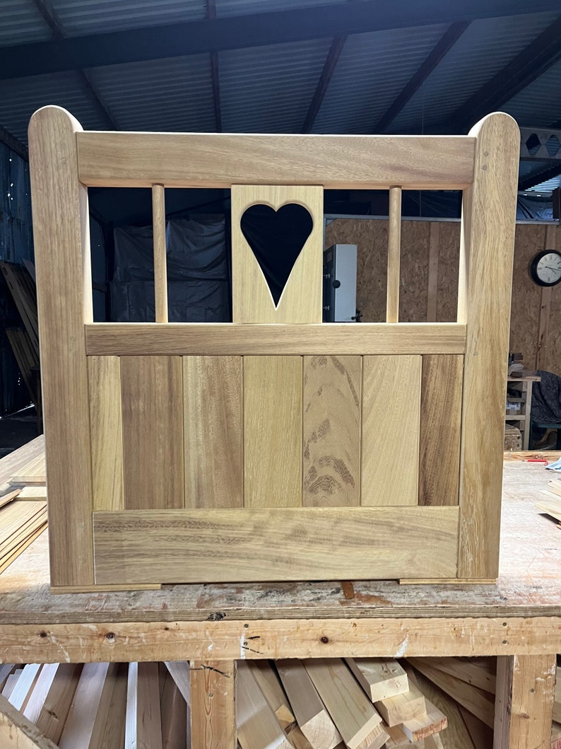 Wooden Heart Garden Gate, Pretty Gates Handmade in Iroko and Sapele ...