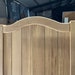 Wooden Gate Swan Neck Hardwood Gates 70mm Iroko or Sapele Garden ...