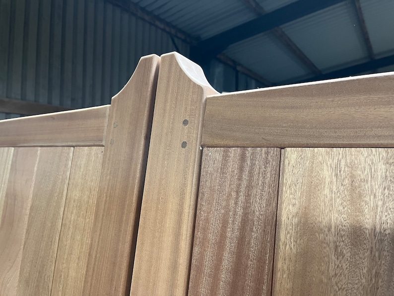 Wooden Driveway Gates New Hardwood Modern Garden Iroko or Sapele Custom ...