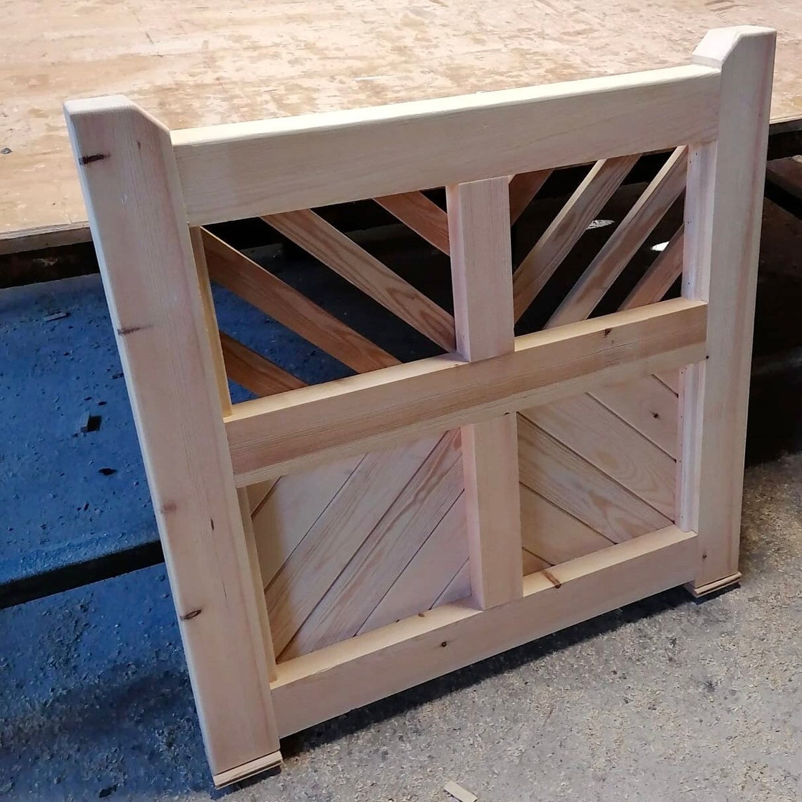 Wooden Pedestrian Gate Inspired Art Nouveau New Garden Gates - Etsy UK