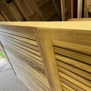 Hardwood Driveway Gates Wooden Gates Flat Top Iroko or Sapele Custom ...