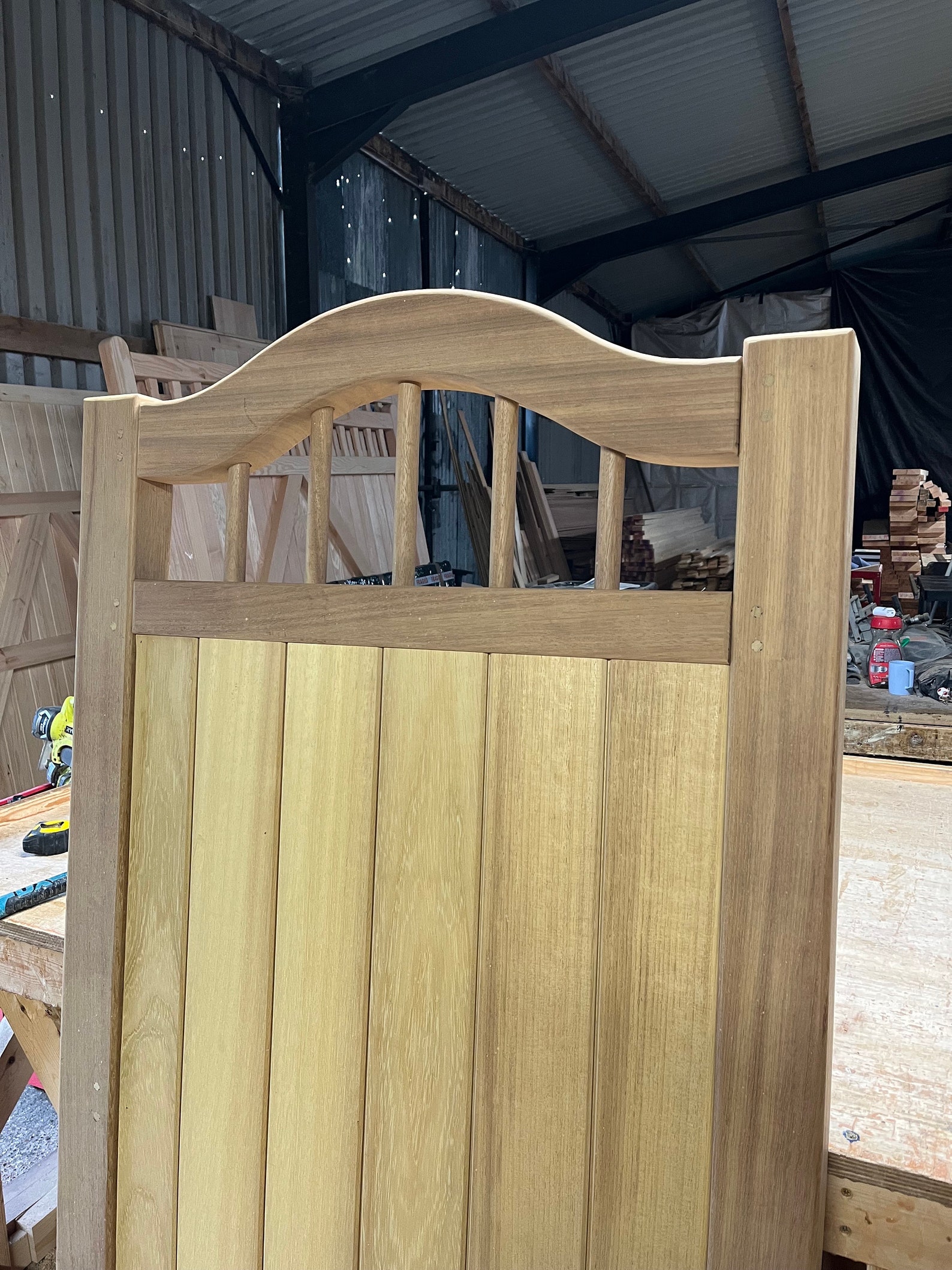 Wooden Side Gate, Hardwood Garden Gates in Iroko or Sapele, Bespoke ...