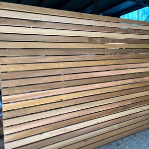 Wooden Fence Panels Modern Garden Ideas Cedar Iroko Sapele Handmade ...