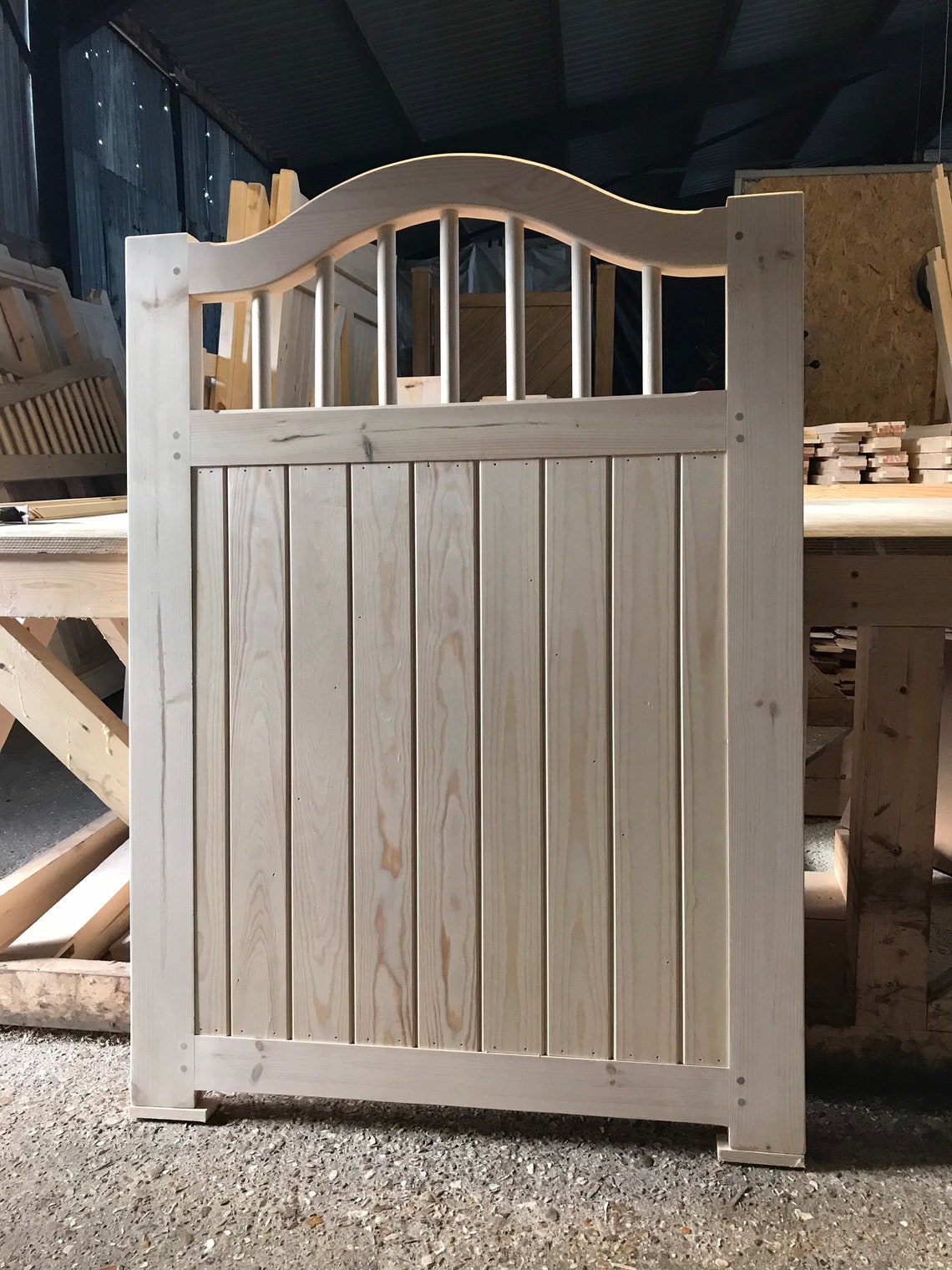 Wooden Gate New Garden Gates Timber Gate Handmade Bespoke Sizes Custom ...