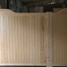 Wooden Driveway Gates With an Uneven Split, Modern Garden Gate, Bespoke ...