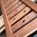 Hardwood Driveway Gates in Sapele Diamond Pattern Detail Custom Made ...
