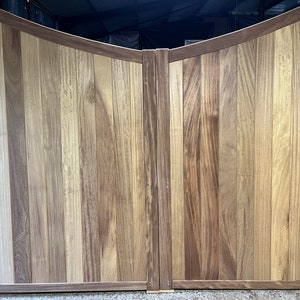 Hardwood Driveway Gates New Iroko or Sapele Gates Bespoke Custom Made ...