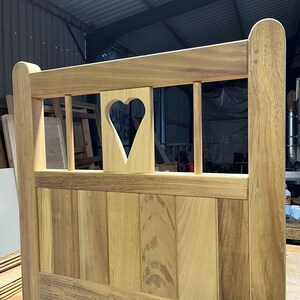 Wooden Heart Garden Gate, Pretty Gates Handmade in Iroko and Sapele ...