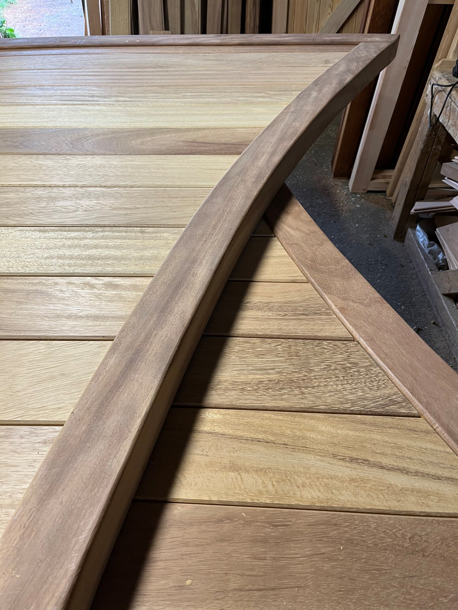 Arch Top Hardwood Driveway Gates, Handmade Iroko or Sapele Gates ...